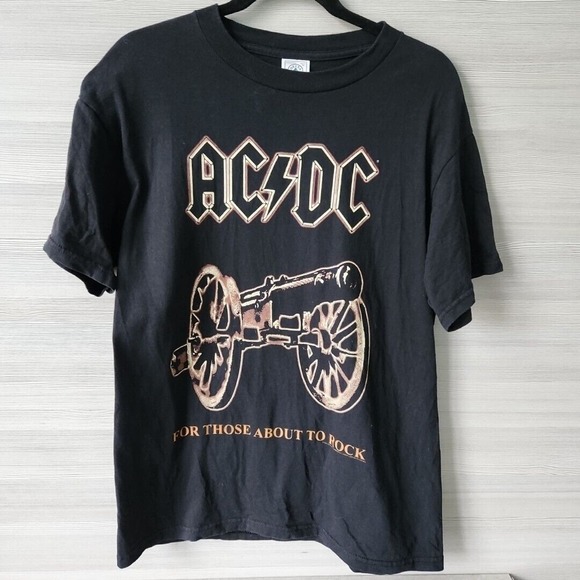 Delta | Shirts | Delta Vintage 999 Ac Dc Rock Band T Shirt Canon Double ...